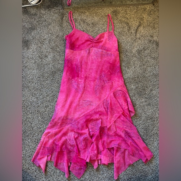 Dresses | Euro Pink Midi Dress | Poshmark